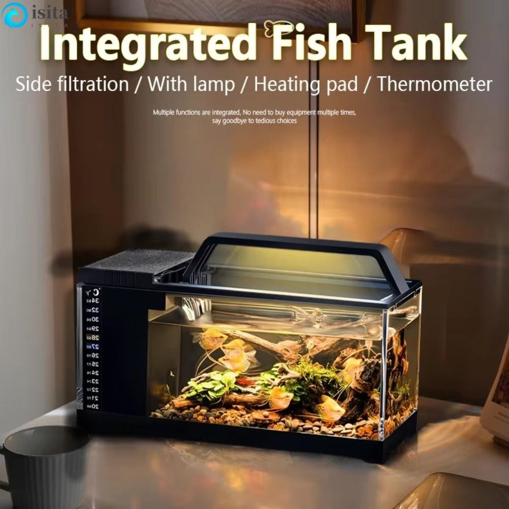 ISITA Integrated Fish Tank, Transparent Self Circulating Breeding ...