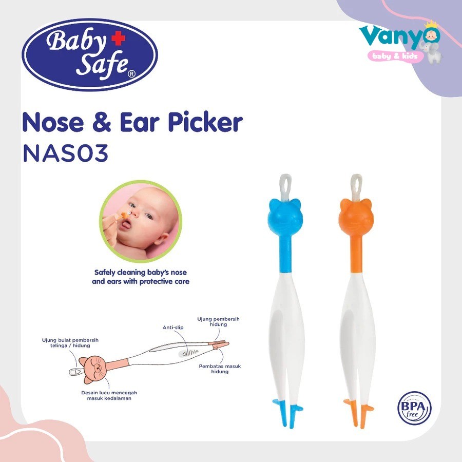 Baby Safe Nose & Ear Picker NAS03 | Shopee Philippines