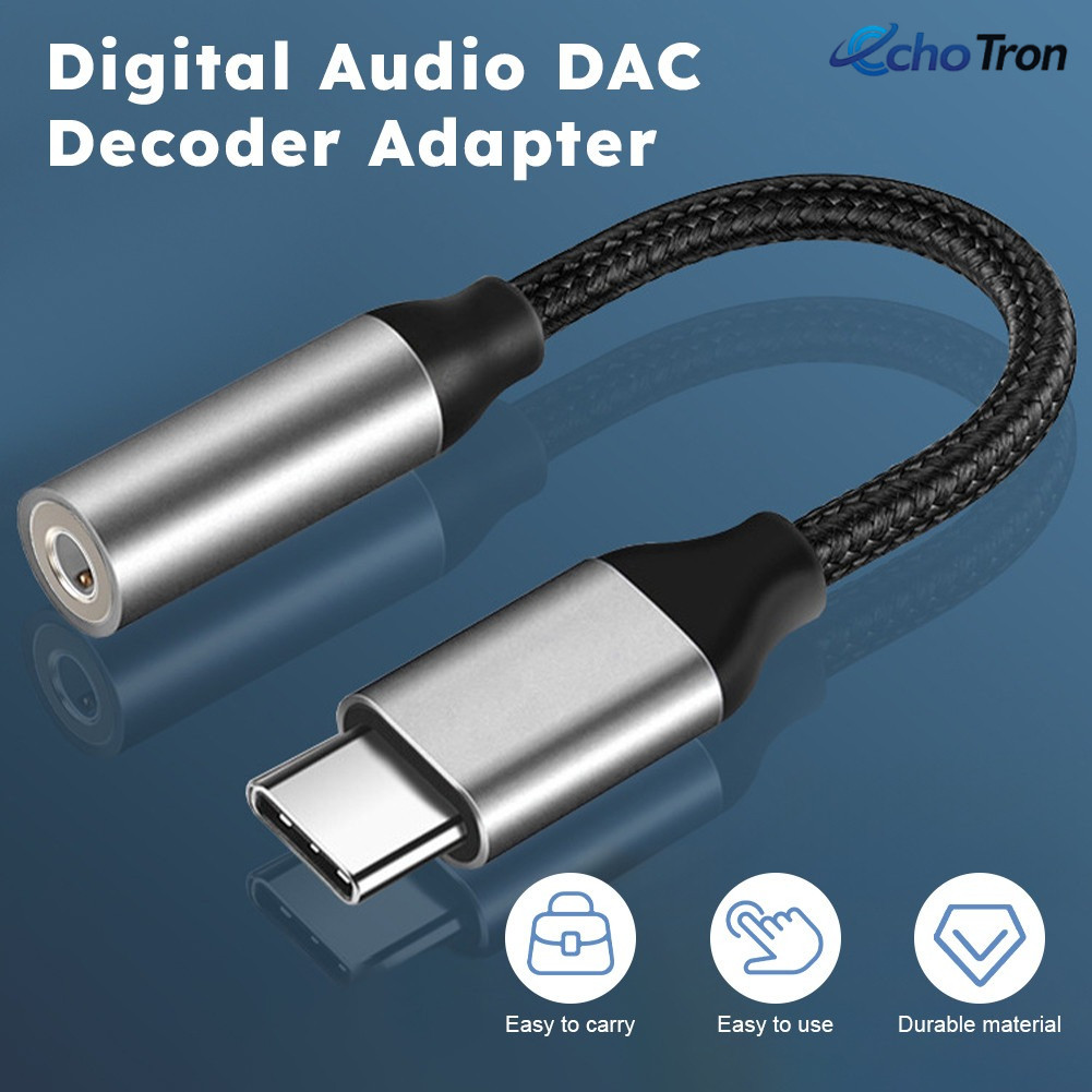 USB C to 3.5mm Earphone Cable Aux Audio Jack Audio Adapter Plug-and ...