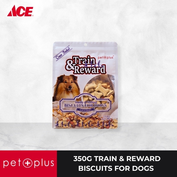 PET PLUS 350G Train & Reward Biscuits for Dogs (Bone Shaped) | Shopee ...