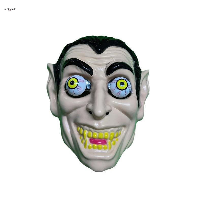 Big Halloween Horror Mask Spring-eyed Clown Vampire Skull Mask Script ...