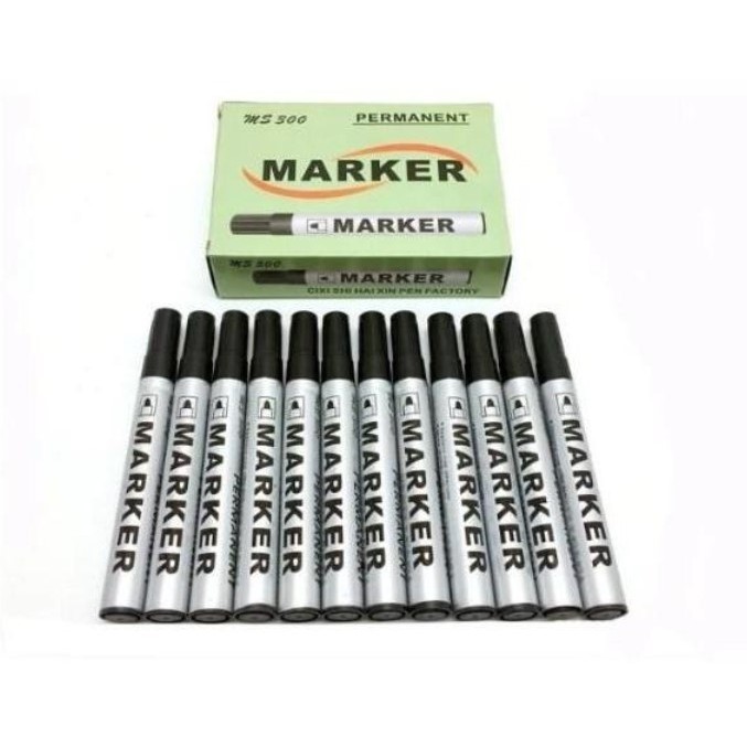 Black Marker MS300 12pcs/box Marker Set Marker Pentel Pen School ...