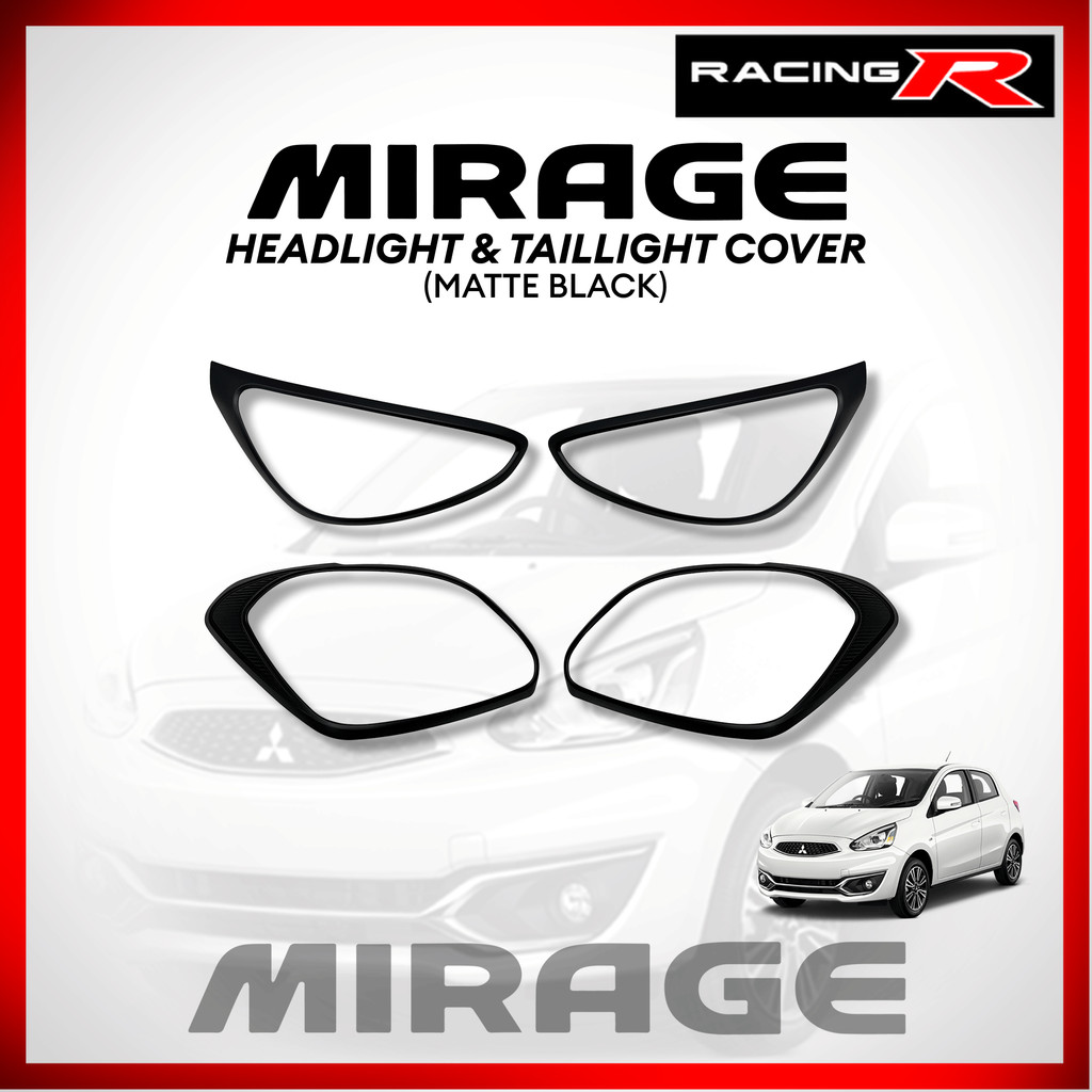 Mirage Hatchback 2016 to 2025 GLS Head Light, Tail Light Garnish Cover ...