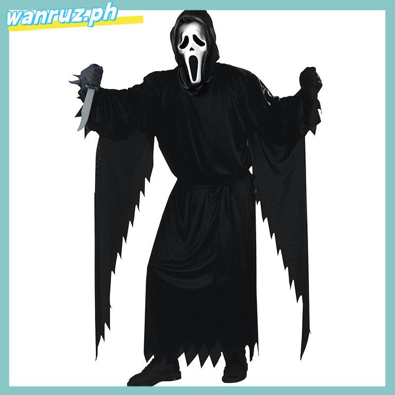 Halloween Scream 6 Ghostface Cosplay Costumes Children and Adult Horror ...
