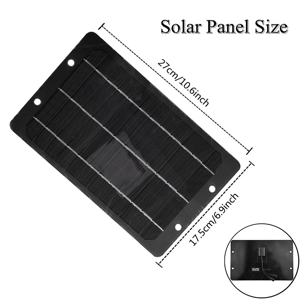 10W 12V Solar Powered Panel Kit Solar Panel Kit Electric Ventilation ...