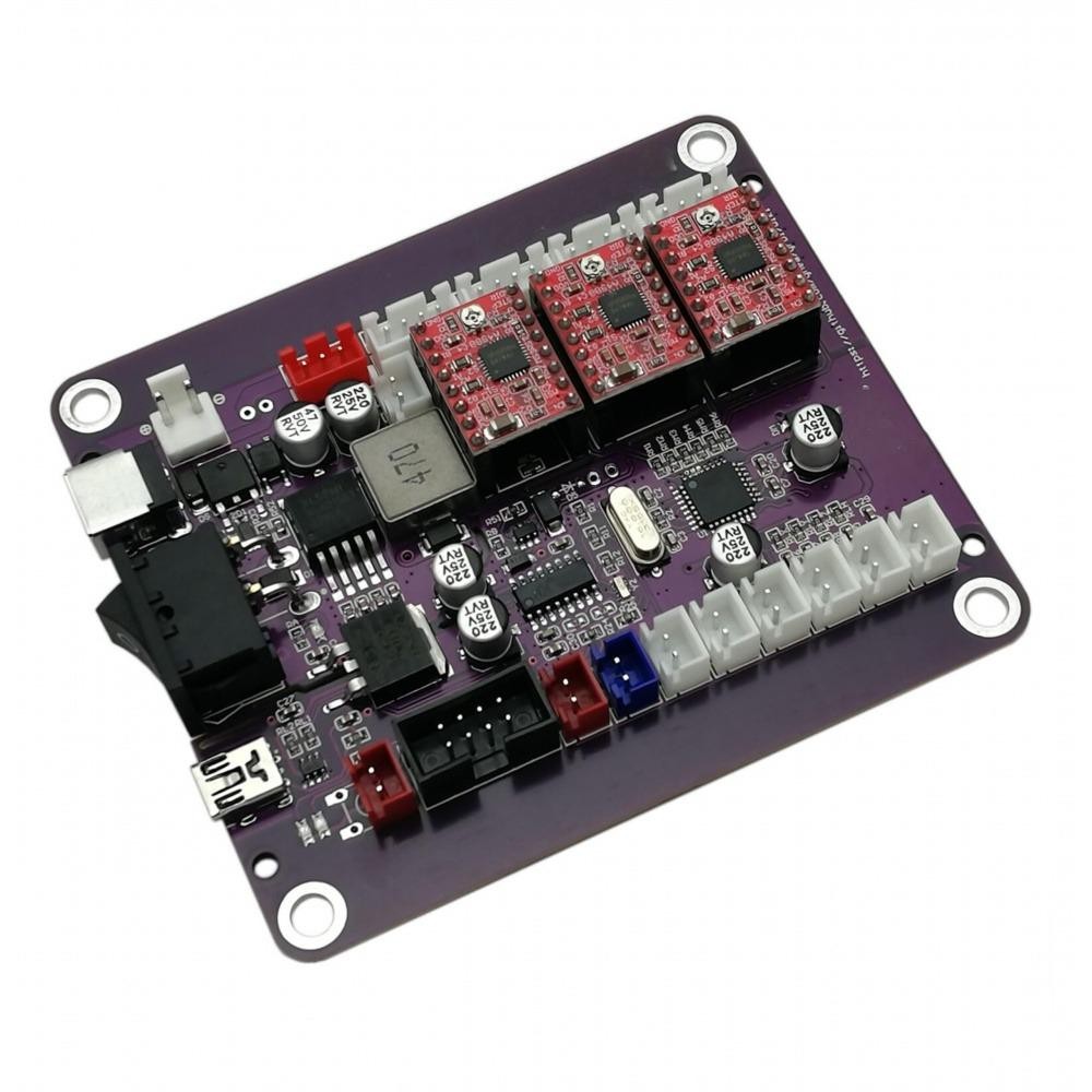 Grbl 1.1 3-axis Controller with Switch DIY 12-24V USB Power Port Laser ...