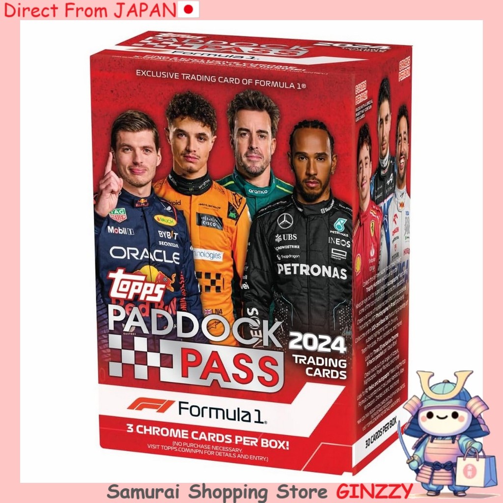 Topps 2024 Paddock Pass Formula 1 VALUE Japan Card | Shopee Philippines