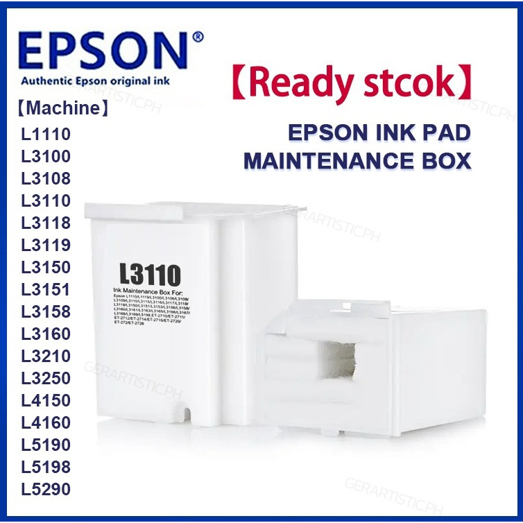 Epson waste pad L3210 L5290 L1110 L3110 L3150 L3160 L3100 L3101 L3151 ...