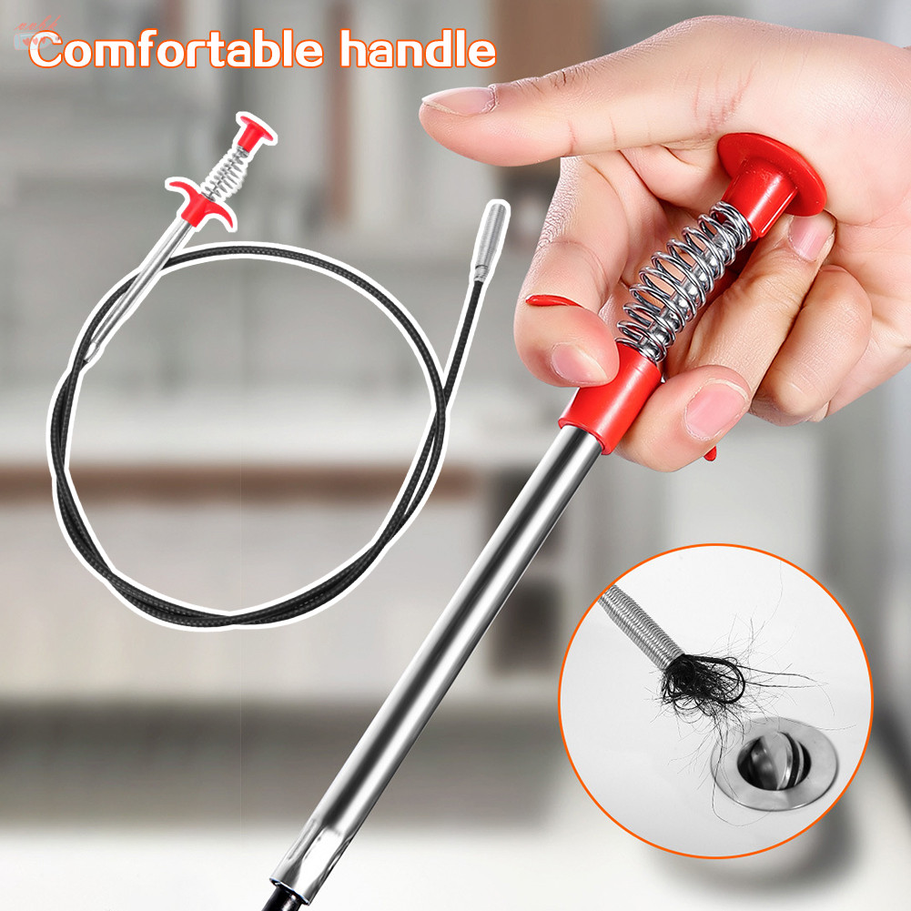 Plumbing Four-claw Hook Dredger Manual Toilet Grab Hair Cleaning ...