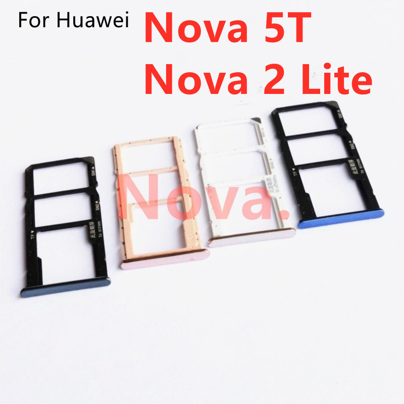 SIM Card Tray For Huawei Nova 5T 2 Lite Cellphone Replacement Part ...