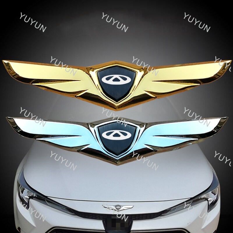 YY For Chery Car Front Hood Ornaments Bonnet Metal Decoration Logo ...