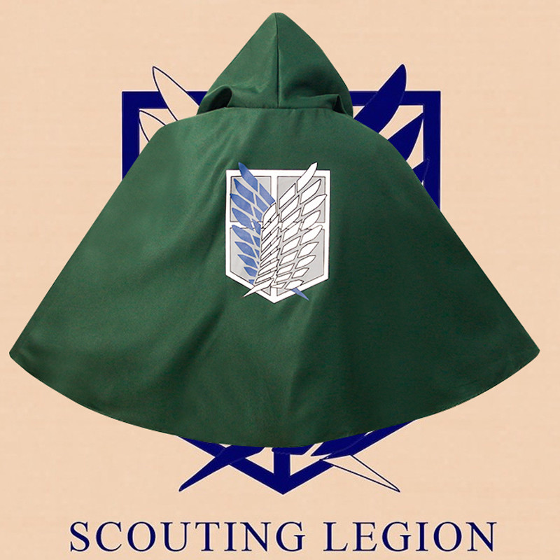 Attack on Titan cosplay Costume Shawl Captain Cloak Wings of Freedom ...
