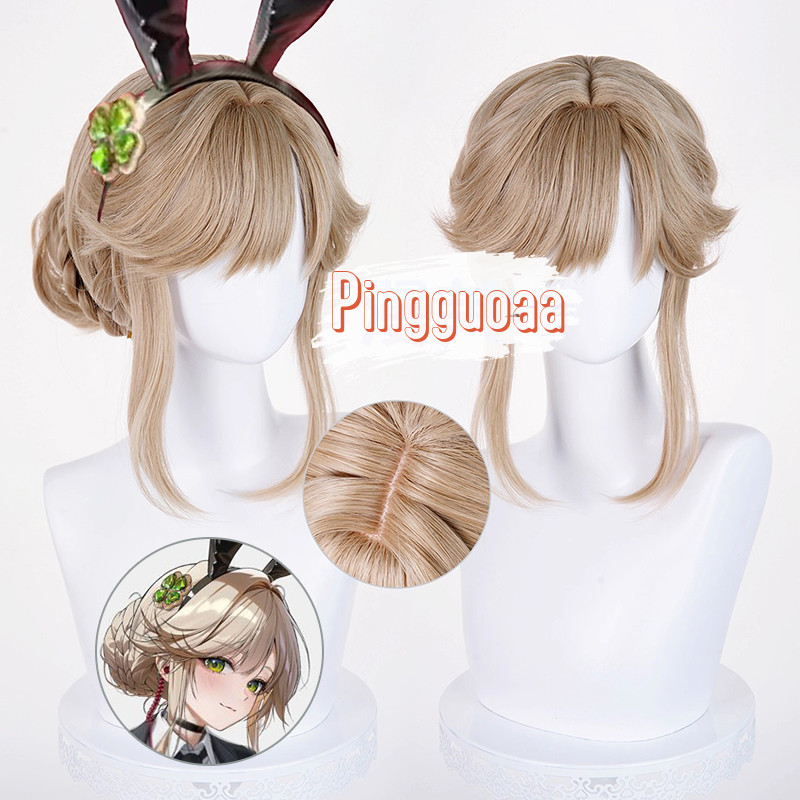 NIKKE: The Goddess of Victory Ade Bunny Girl Cosplay Wig 30cm Heat ...
