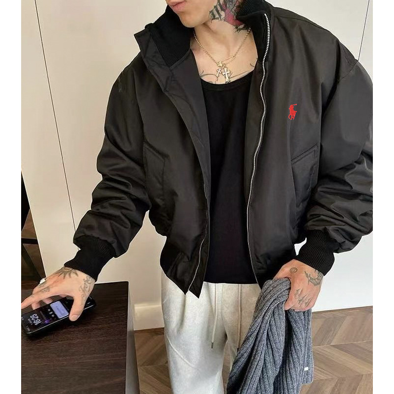 R RL Ralph Pony Sweep Harrington Bomber Jacket Coat Vintage Old Money ...