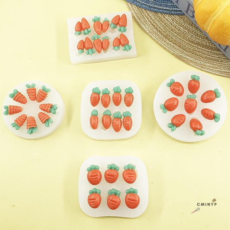 CMinYP High Temperature Resistant Silicone Molds Mini Carrot Shape ...