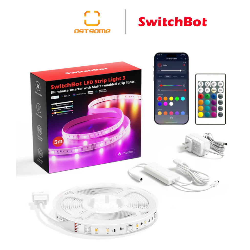 SwitchBot LED Strip Light 3 UK Plug | Shopee Philippines