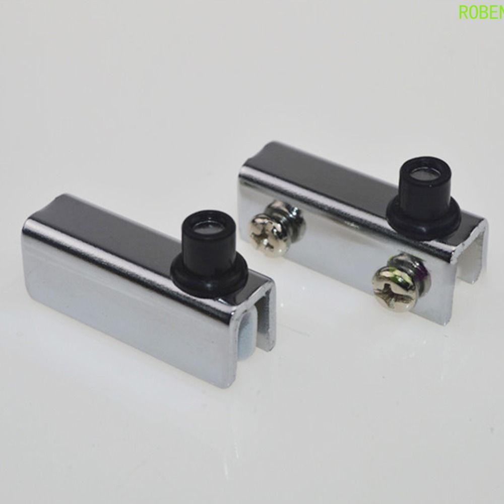 ROBEN 2pair Glass Door Hinges, Shaft Hinge Flush-fitting Glass Pivot ...