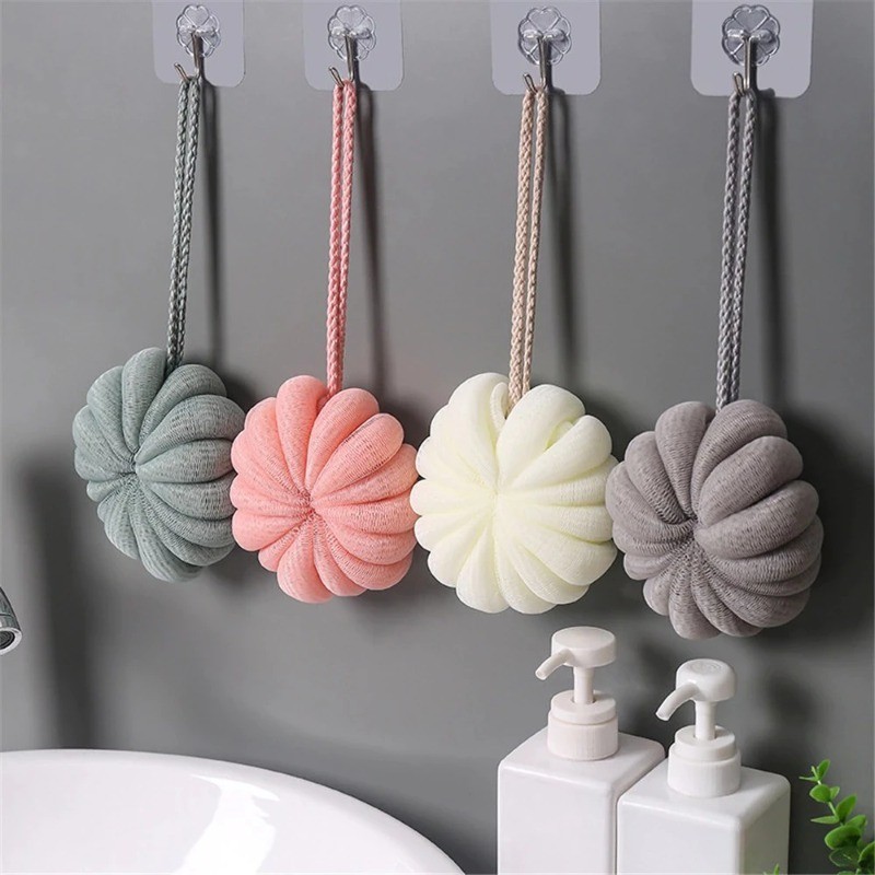Large Bubble Bath Sponge Ball Exfoliate Scrubber Cleaning Foaming Body ...