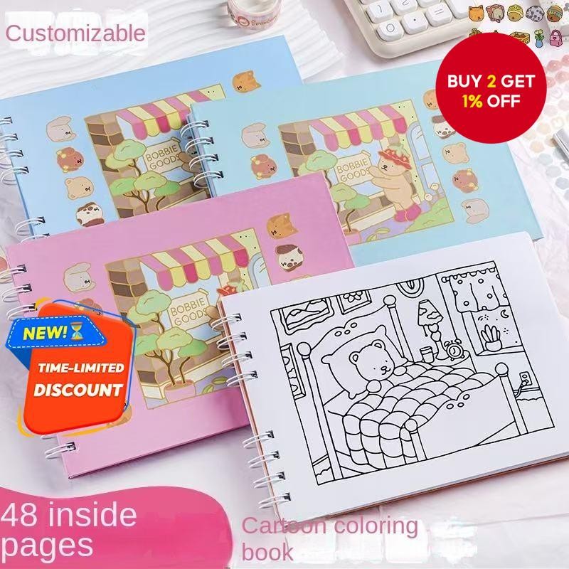 Bobbie Goods Coloring Book: Inside Out & More | Hardcover | 50 Pages ...
