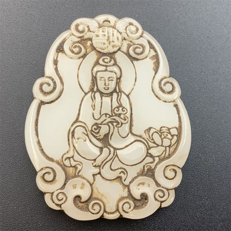 Antique Jade Pendant Jade Collection Jade Ornaments Old Objects Guanyin ...