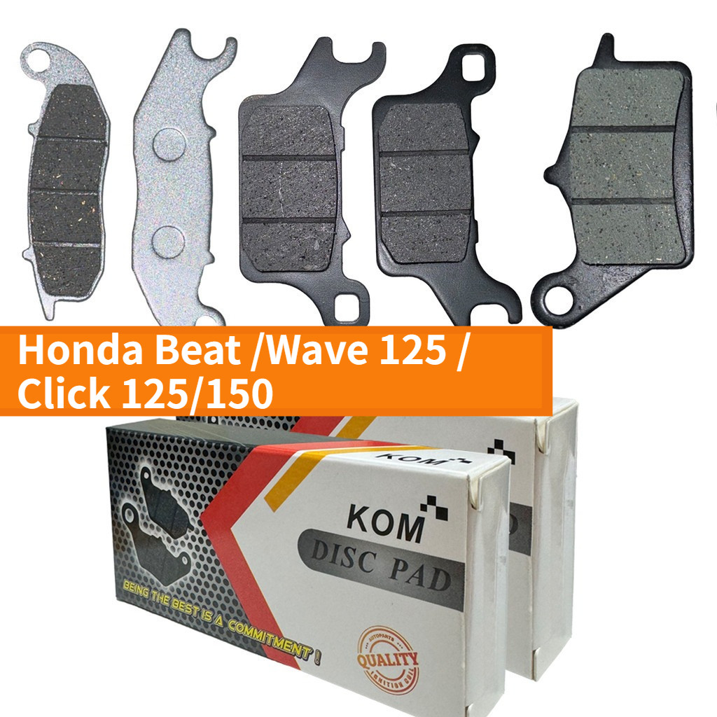Honda Beat Front & Rear Brake Pads Brake shoes Discs Set for Honda Wave ...