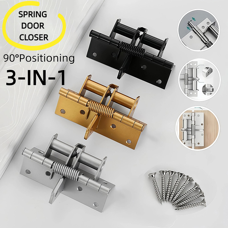 Automatic Door Closer Hinges 90 degree right angle positioner closing ...