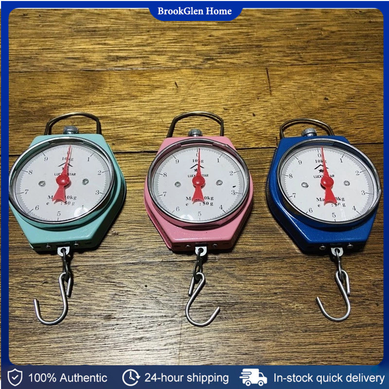 10kg Portable Hanging Kitchen Pocket Weighing Scale Timbangan | Shopee ...