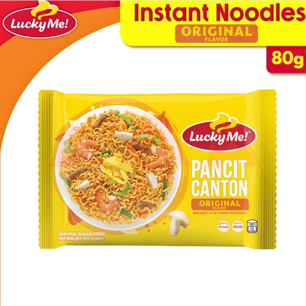 Lucky Me! Instant Noodles Pancit Canton Large Pack 80g Different ...