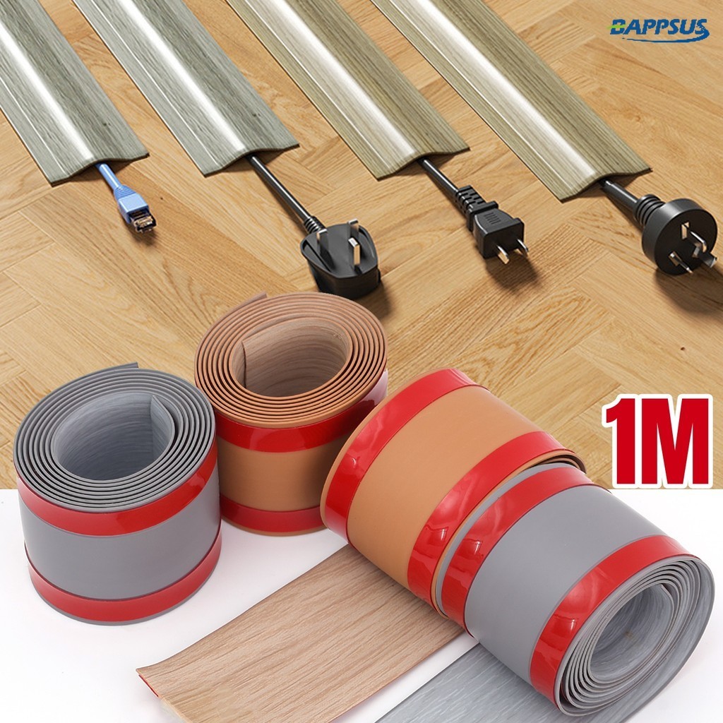Flexible Electrical Conduit Cable Protector - Self Adhesive PVC Floor ...
