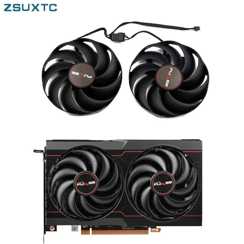 87MM FDC10H12D9-C RX6600XT 6600XT Cooler Fan For Sapphire PULSE AMD ...