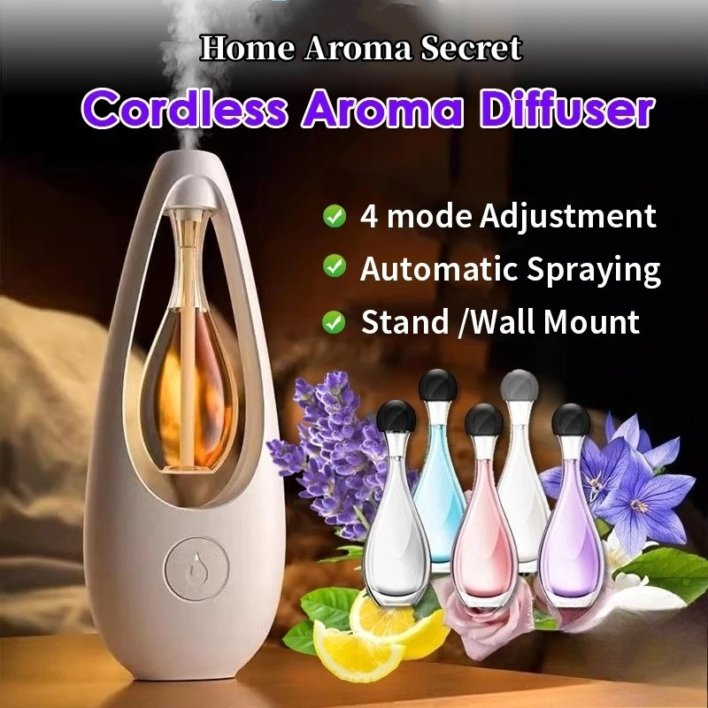 Wall-mounted Essential Oil Diffuser Scent Room Air Freshener Spray ...