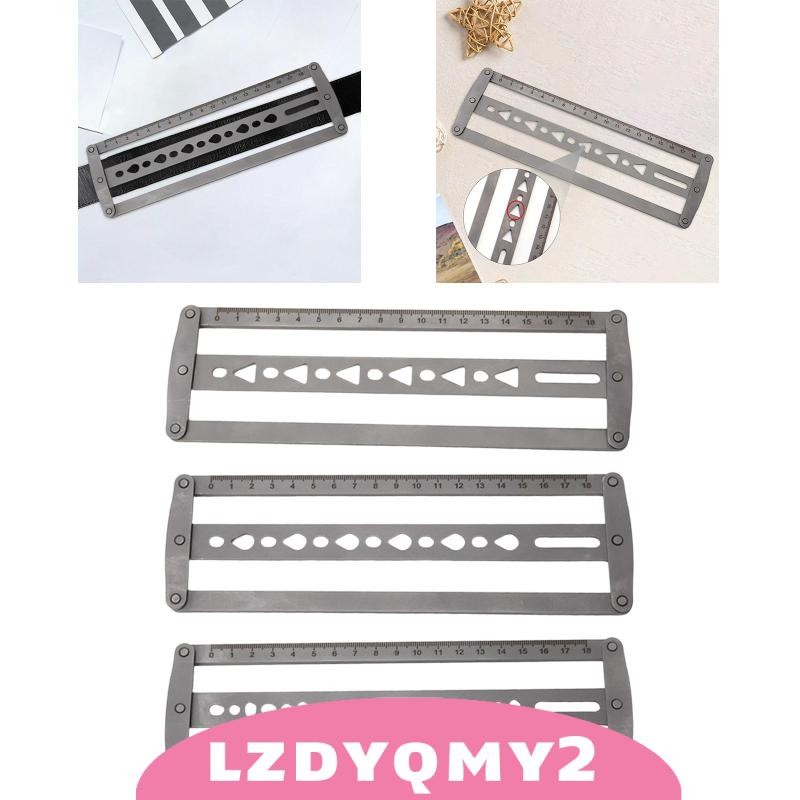 [Lzdyqmy2] Belt Positioning Auxiliary Ruler, Cutting Punch Hole Tool ...