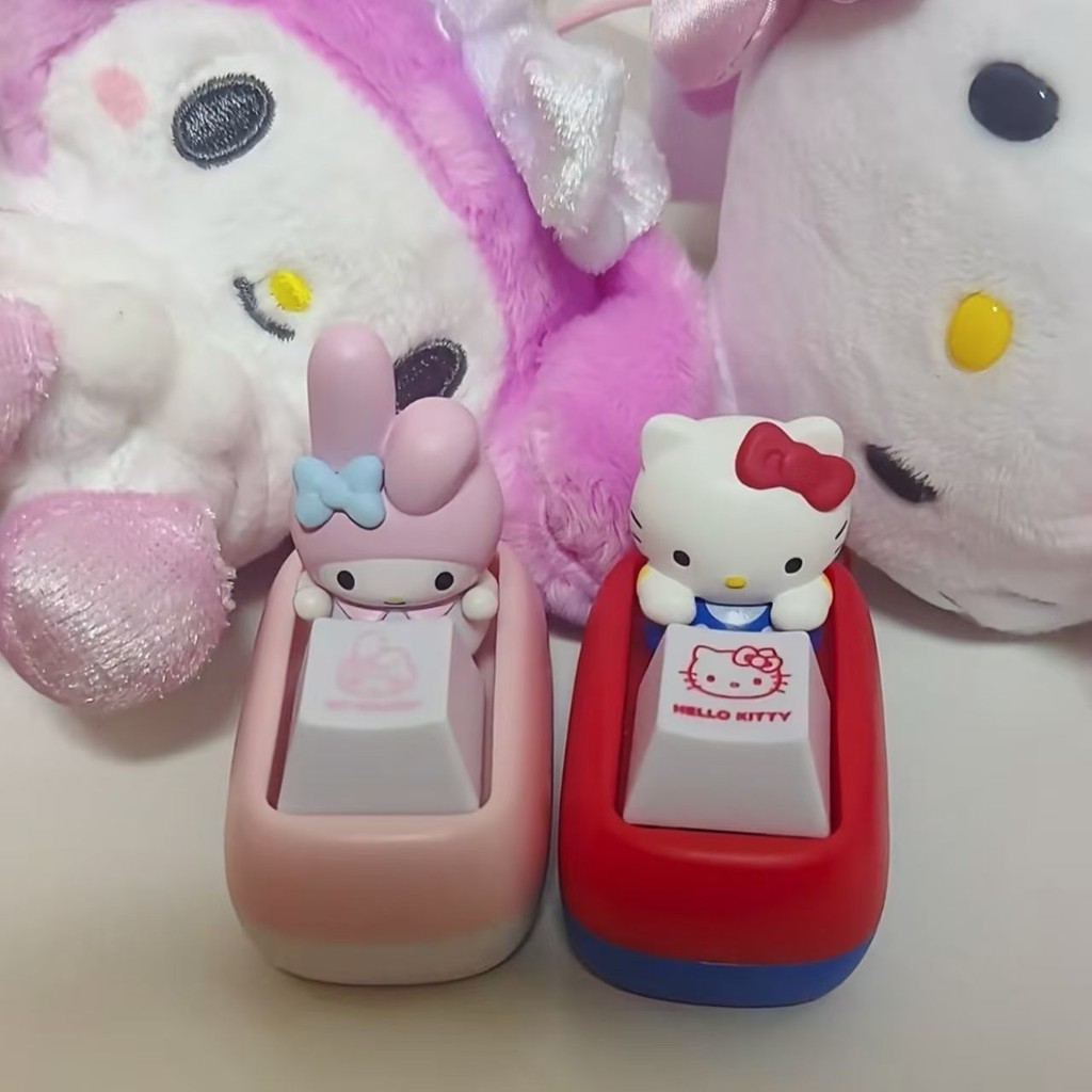 Sanrio Hello Kitty Melody Keyboard Button Decompression Keycaps Cute ...