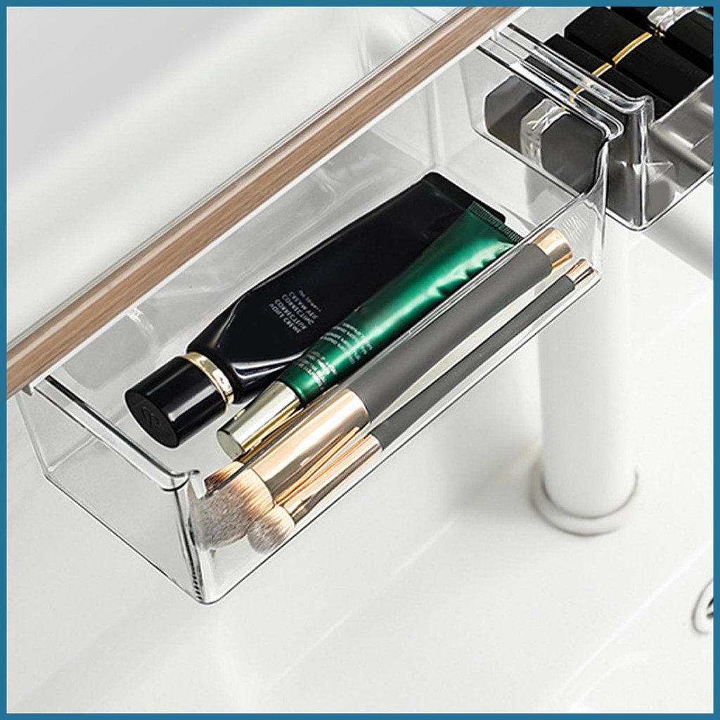 Attachable Drawer Under Desk Adhesive Under Desk Drawer Slide Out Pull ...