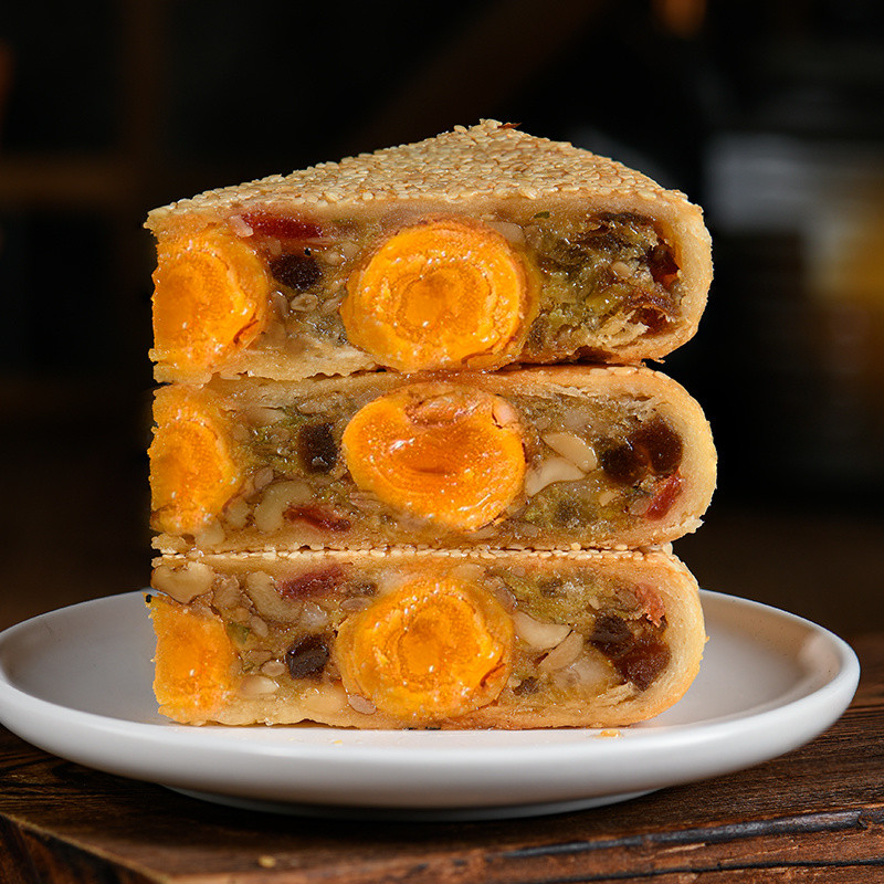 Wenzhou Specialty Qiaodun Mooncake Mid-Autumn Festival Fresh Meat Egg ...