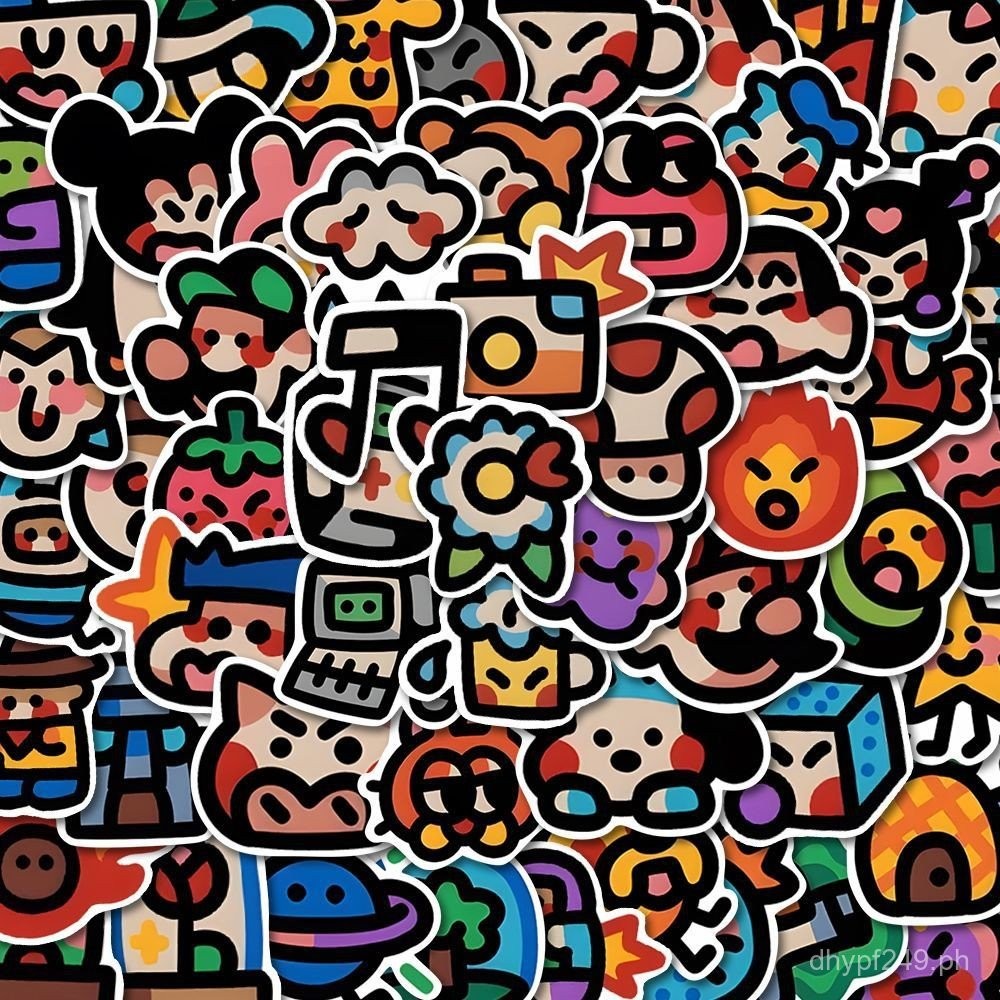 Quirky Cute Sticker Creativity school Cartoon Computer Stickers for ...