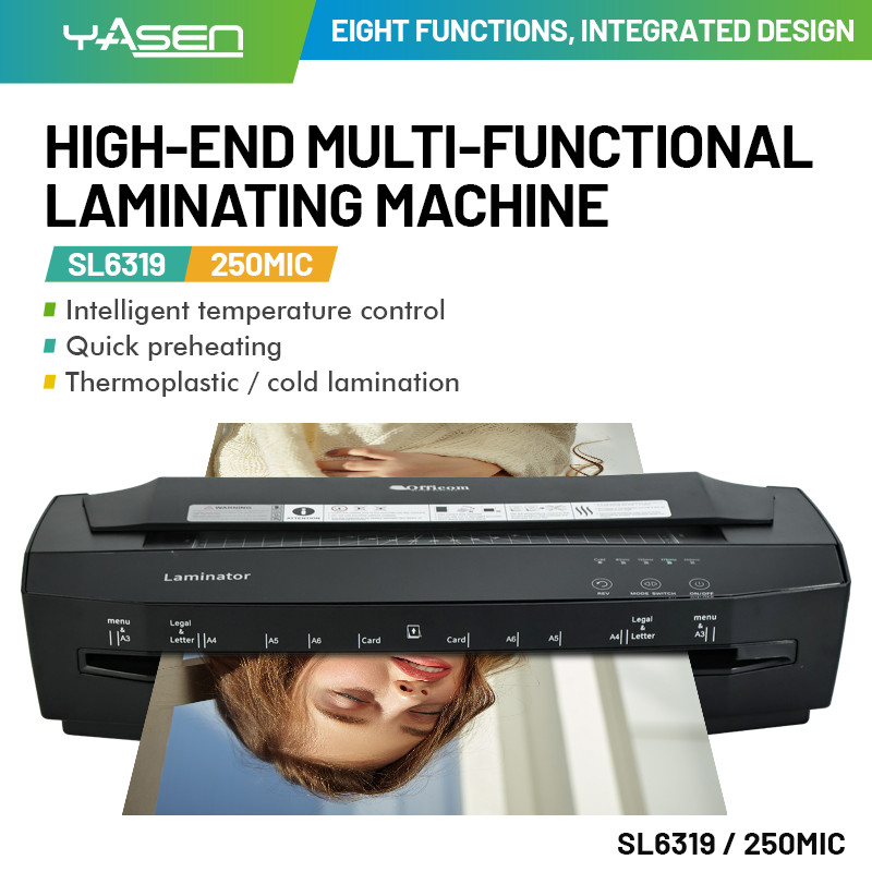 Officom High-End Multi-Functional Laminating Photos Thermal Laminator ...