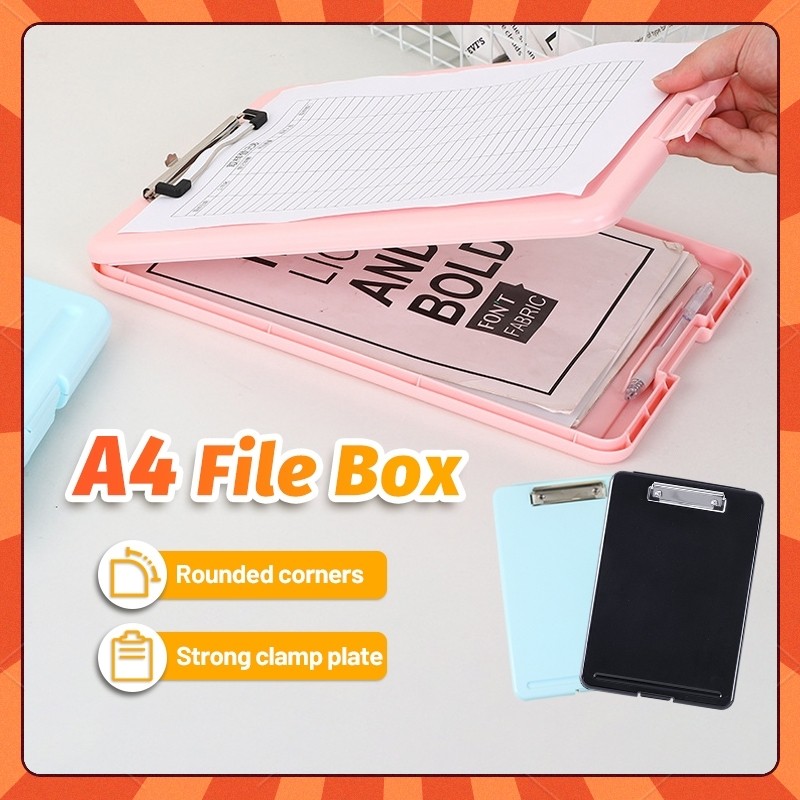 2in1 Clip Open Plastic File Clipboard Document Organizer Clipboard ...