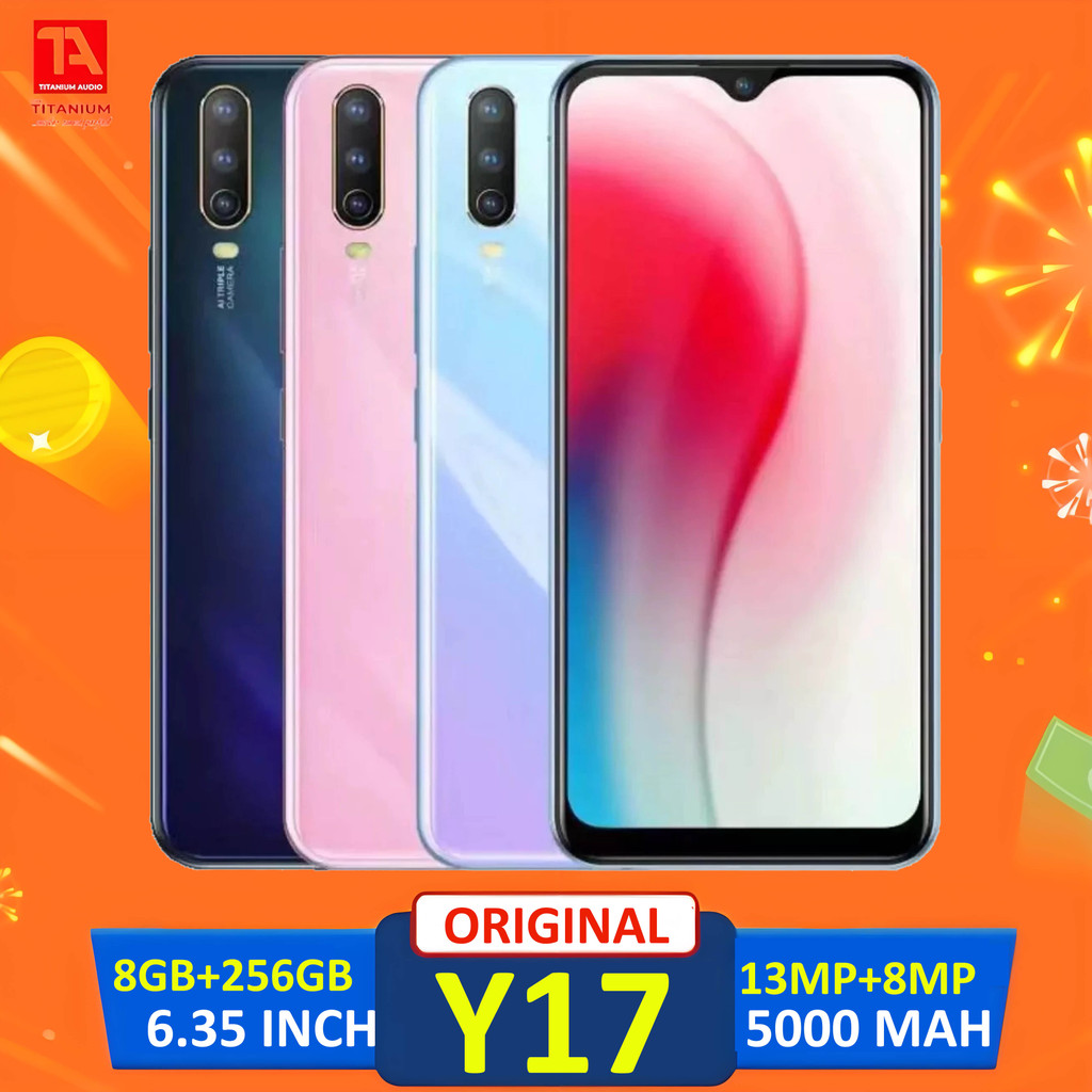 Original Y17 Cellphone sale 8GB+256GB Android Phone with Fingerprint ...