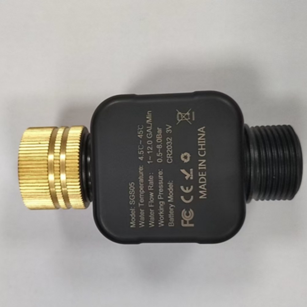 Digital Water Flow Meter IPX5 Waterproof Water Consumption Test Meter ...