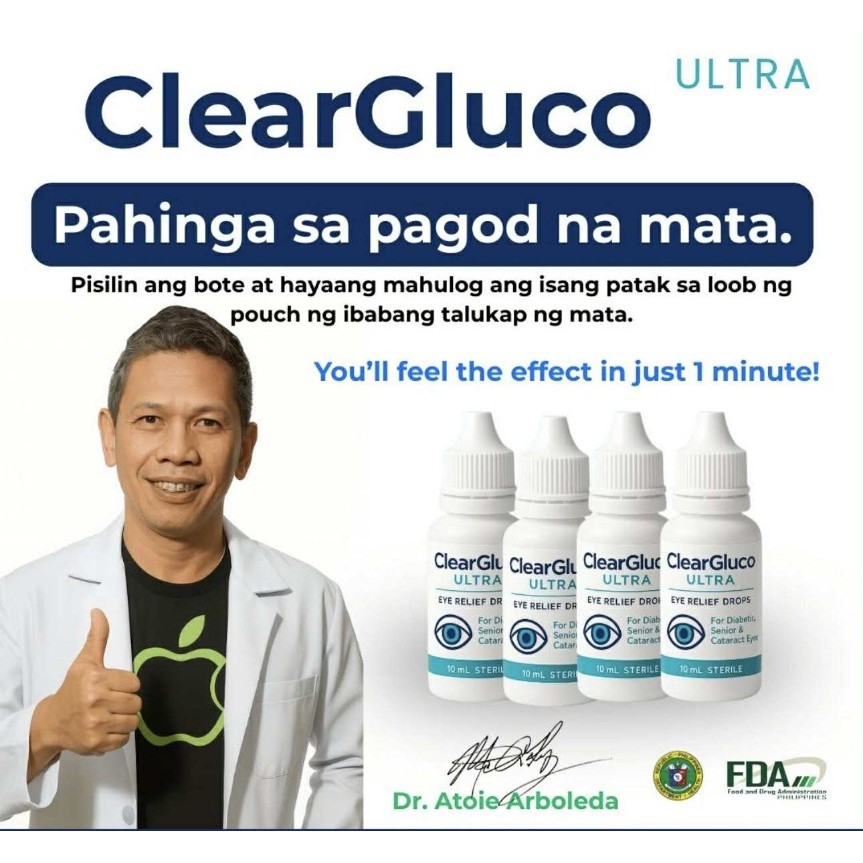 Clear Gluco Ultra Eye Relief Drops 30ml | Shopee Philippines