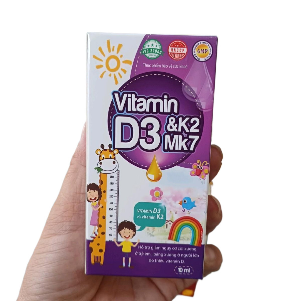 Vitamin D3 & K2 MK7 drops 10ml | Shopee Philippines