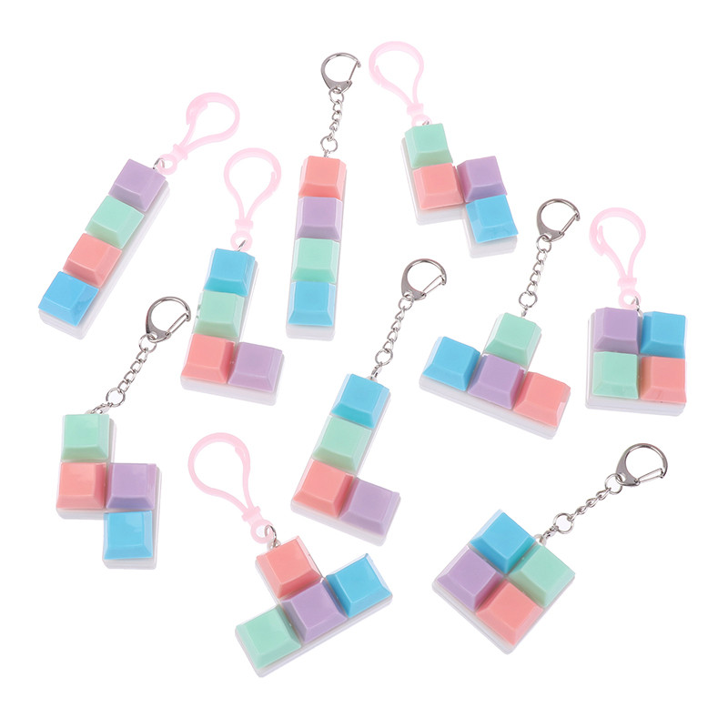 [GOOD] Finger Keyboard Fidget Toys DIY Sensory Fidget Keyring ...