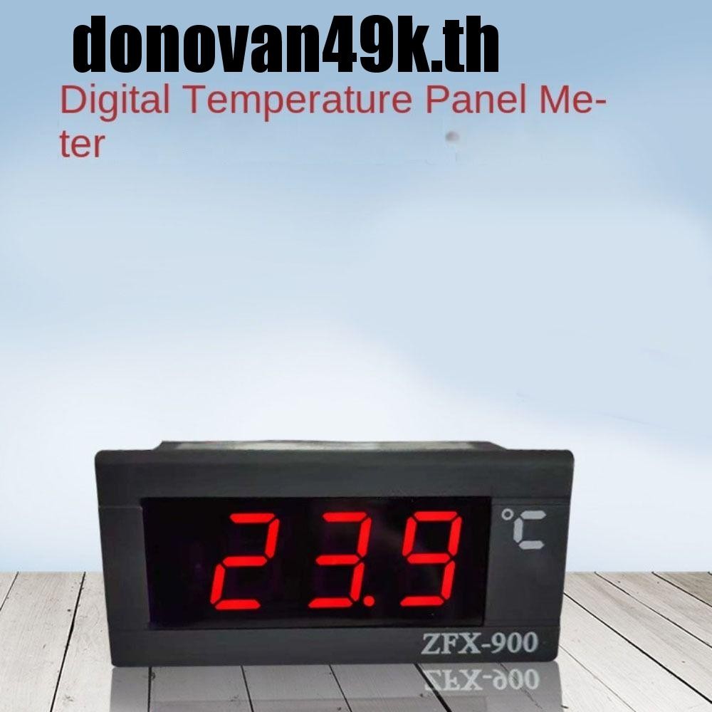 DONOVAN49K Temperature Display Panel, 220V LED Panel Meter Embedded ...