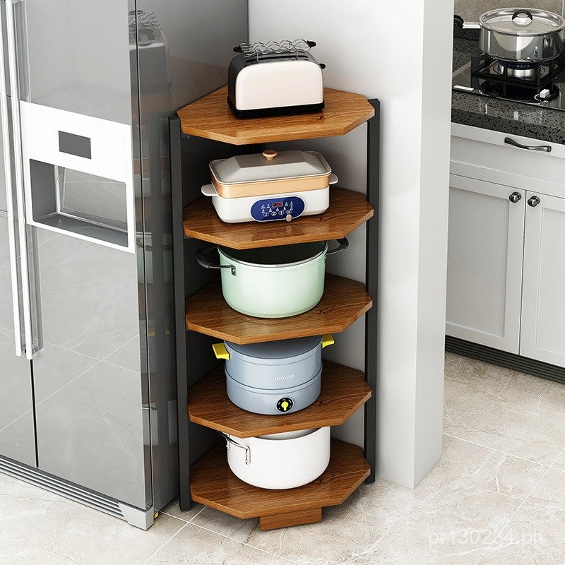 Triangular Storage Cabinet Wall Corner Kitchen Floor Simple Living Room ...
