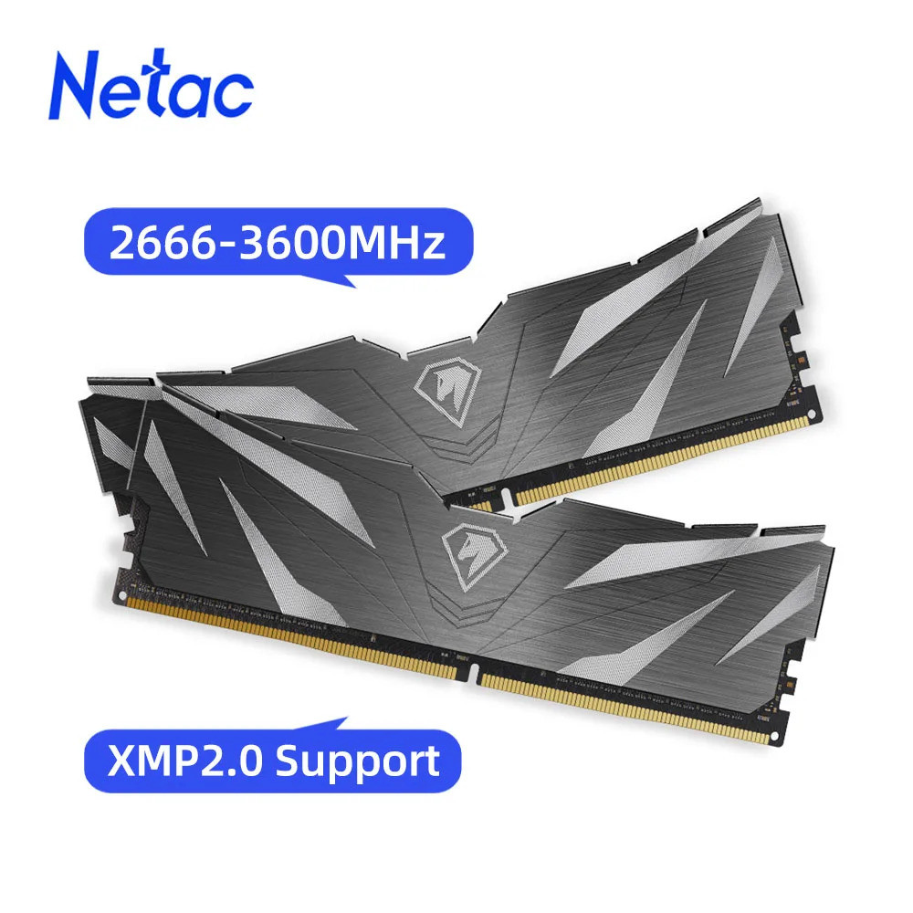 Netac Ddr4 8gb 16gb 3200mhz 3600mhz 2666mhz 16gbx2 8gbx2 Xmp2.0 Desktop ...