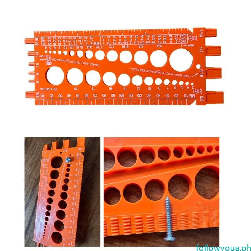 fol Bolt Nut Thread Checker Thread Tester Gauges Metric Size Tester ...