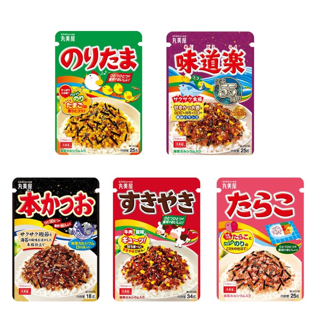 Marumiya Furikake seasonings for Rice / Noritama/Sukiyaki/ Ajidoraku ...