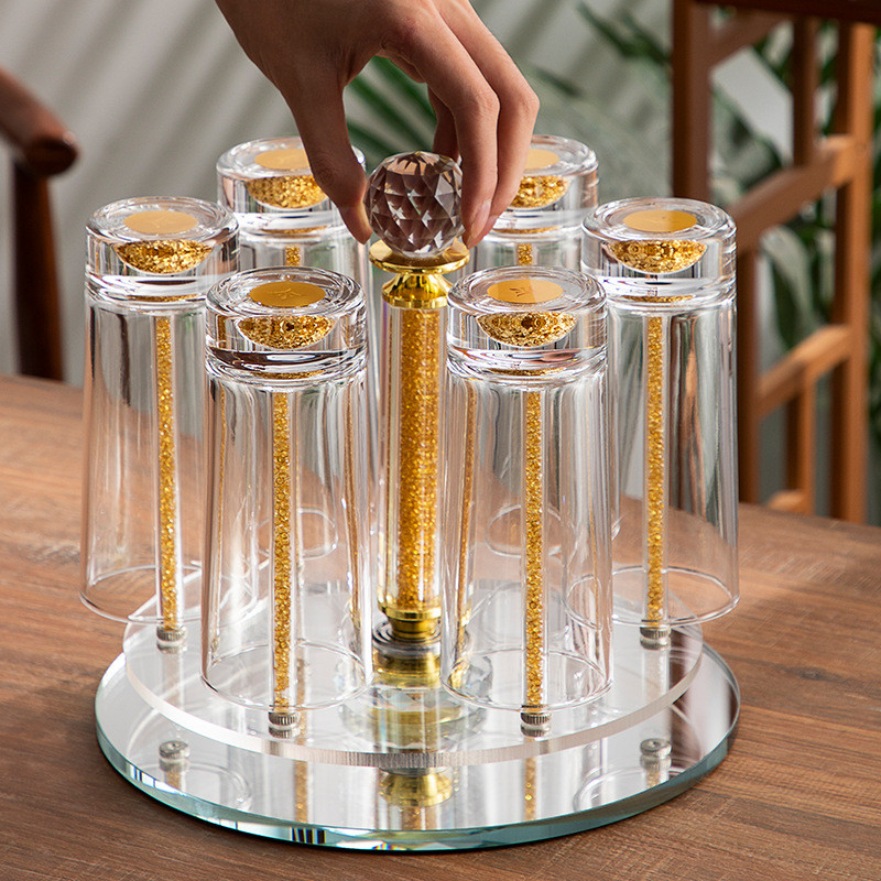 Home Use Jinshan Leaf Crystal Water Cup Large Capacity Milk Coffee ...