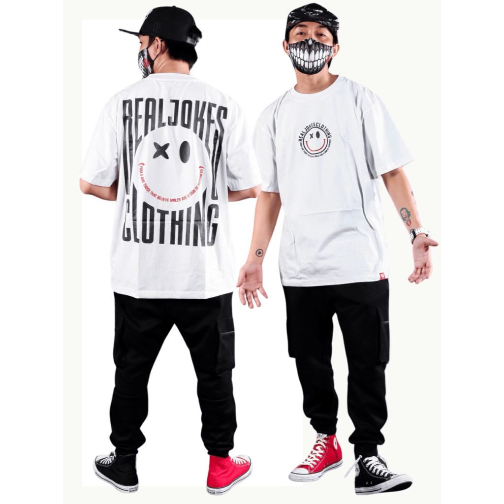 Real Jokes Clothing Fools (White) | Shopee Philippines